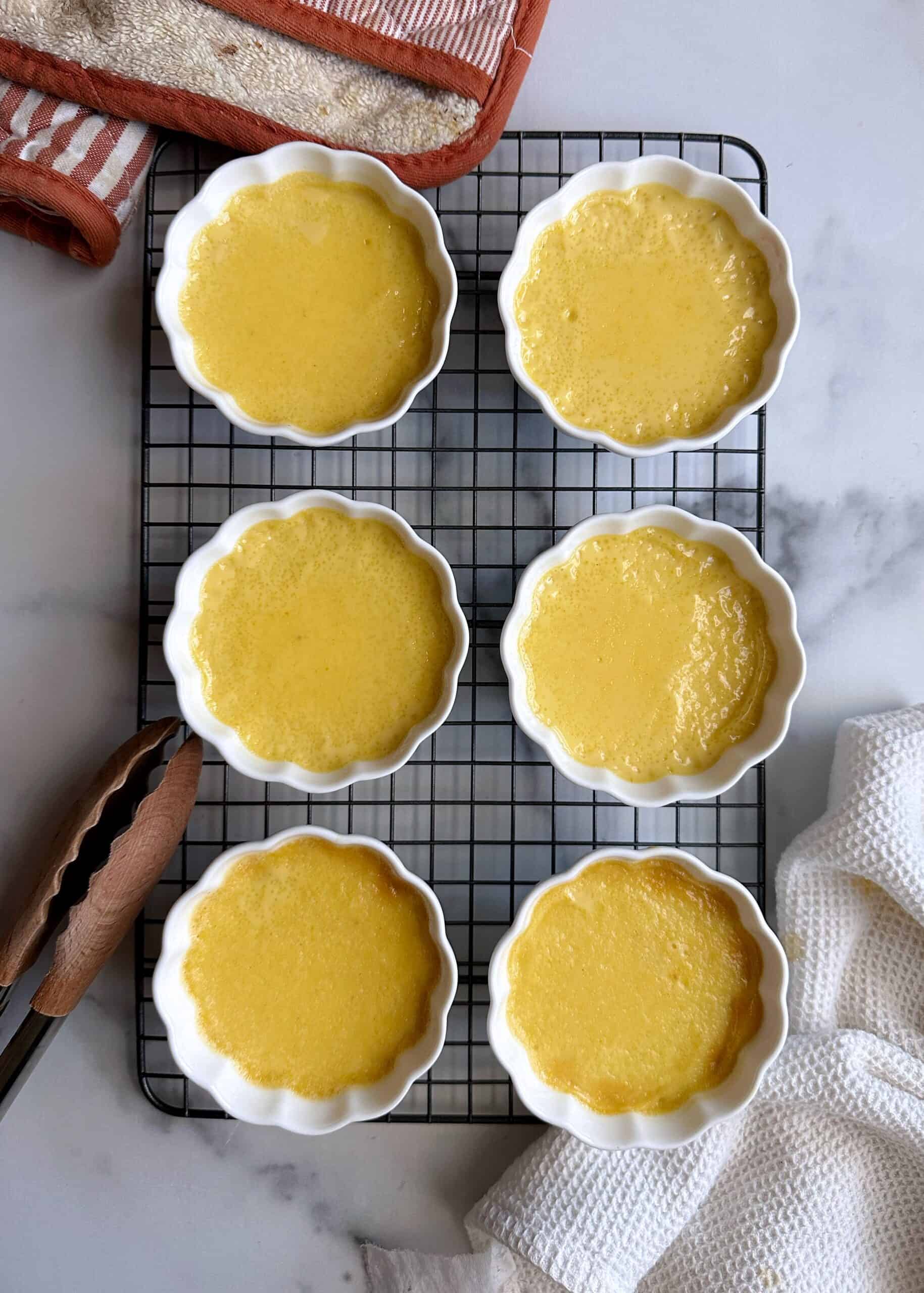 Orange Vanilla Creme Brulee with Raspberry Coulis - Laura Loves to Cook