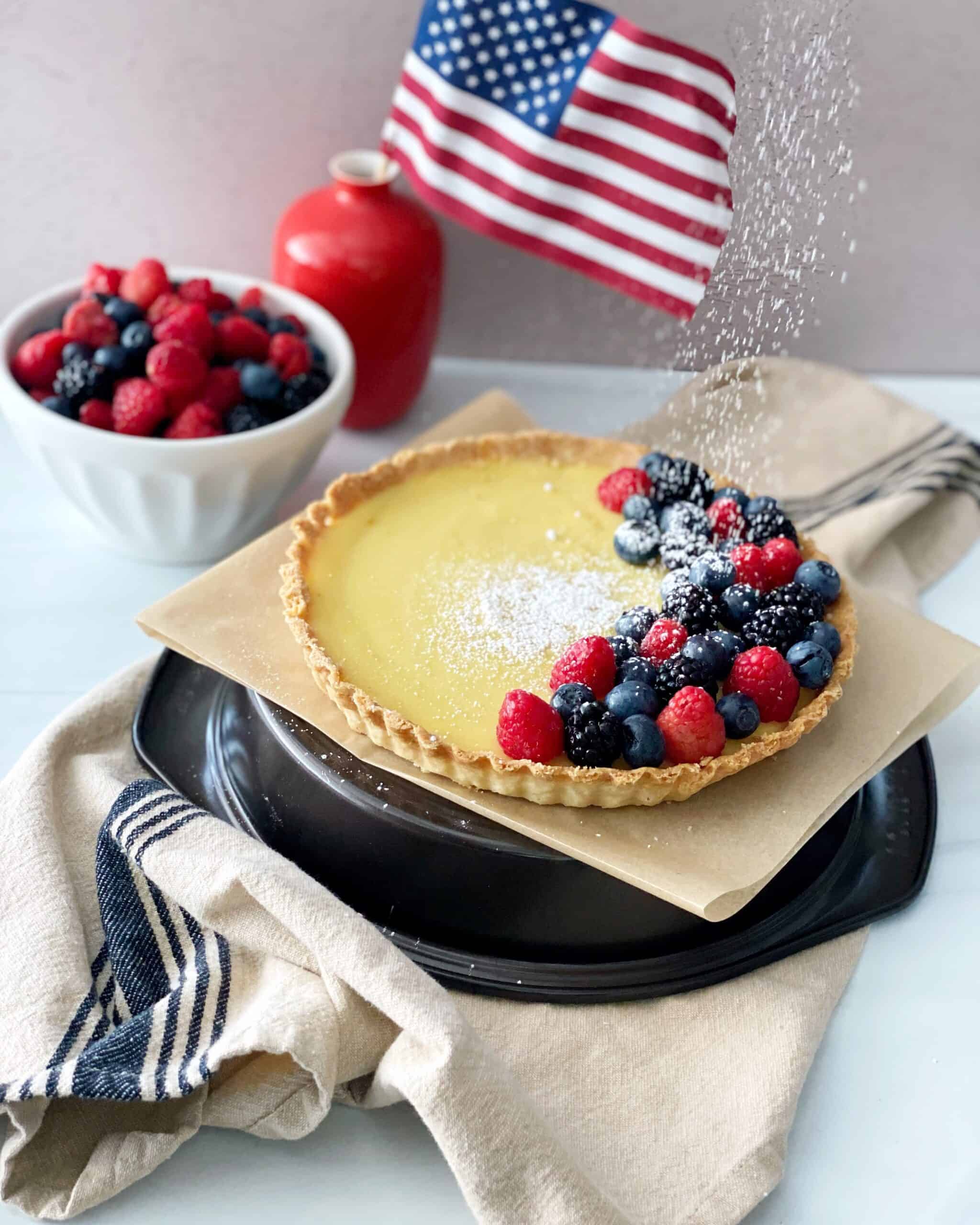 Lemon and Berry Tart - Laura Loves to Cook