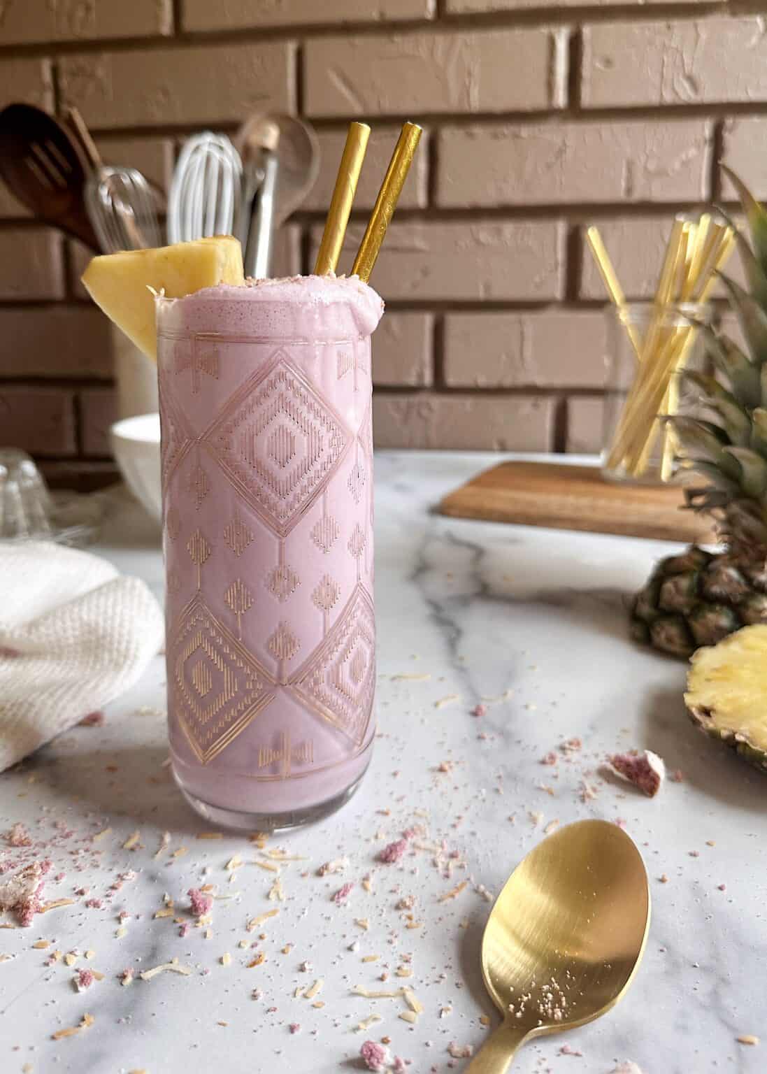 Ube Colada Milkshake - Laura Loves to Cook