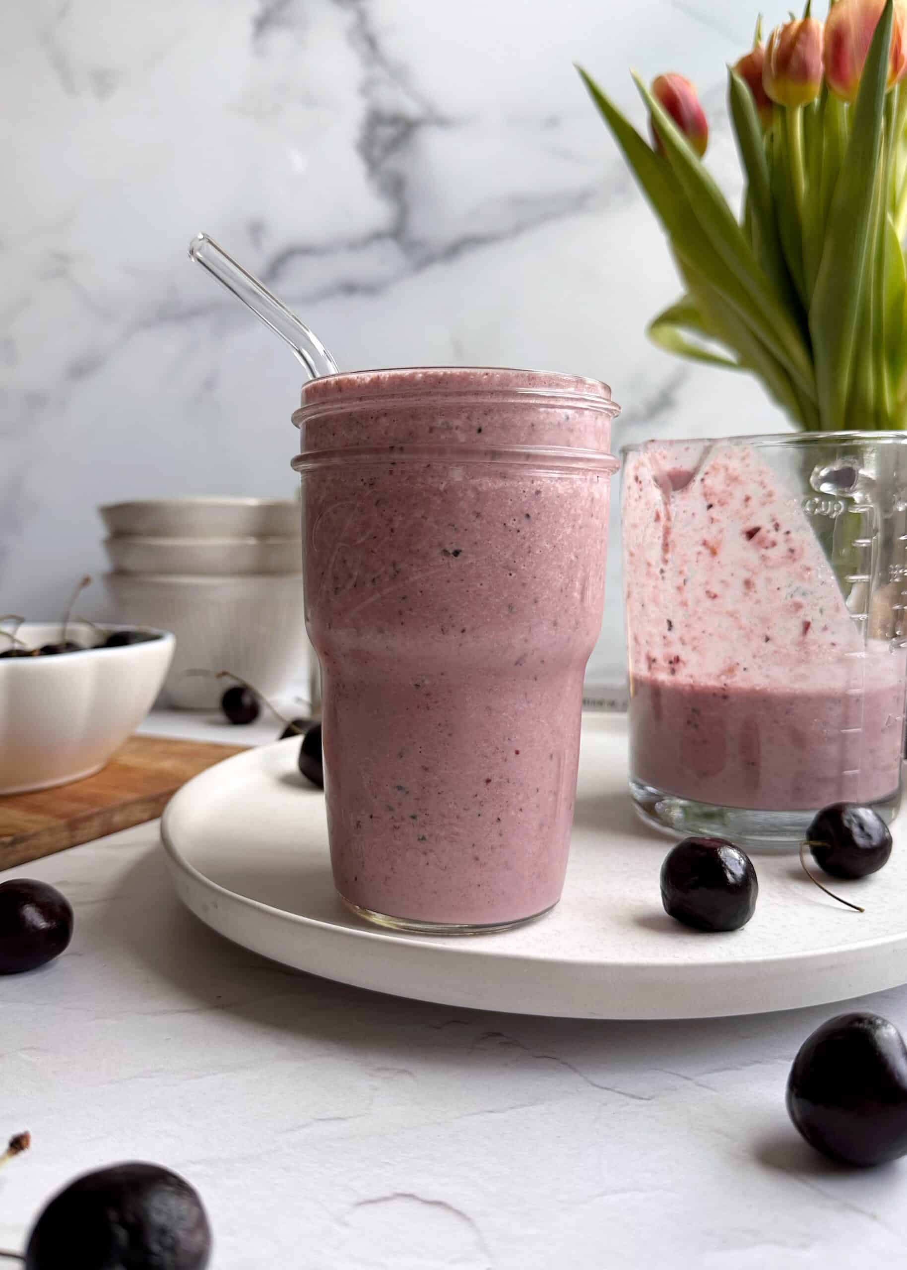 Berry Cherry Smoothie - Laura Loves to Cook
