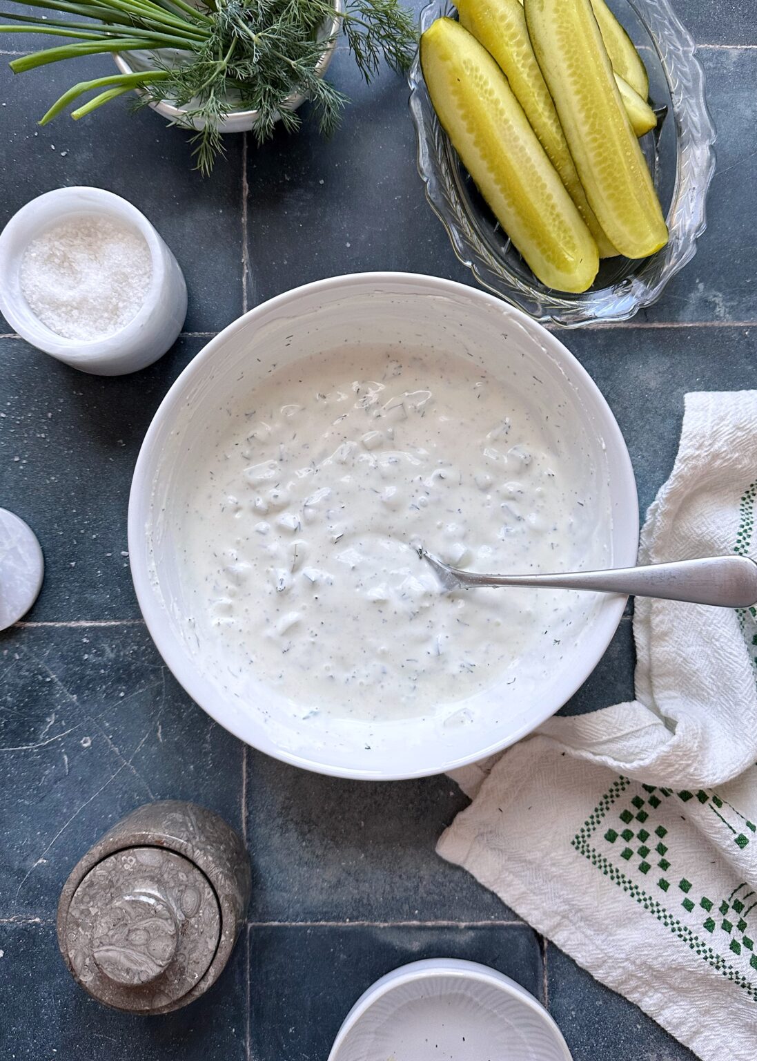Dill Pickle Ranch Dressing - Laura Loves to Cook